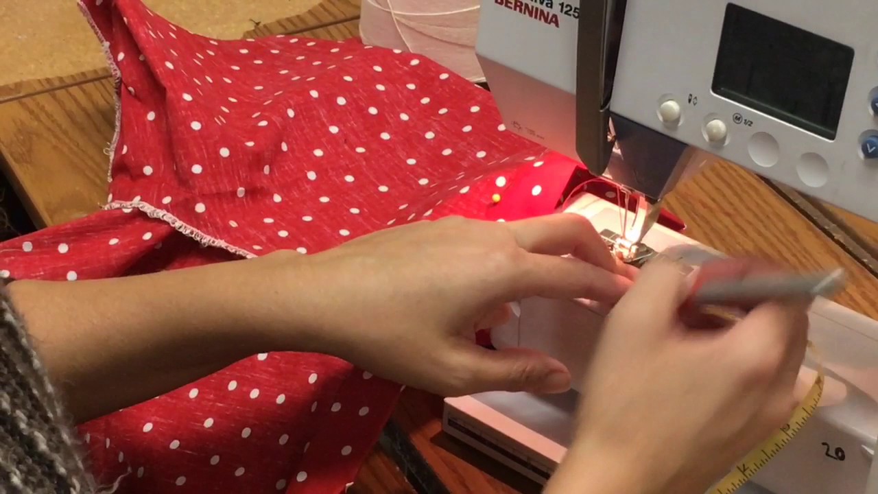 Apparel 1 - How to Sew a Casing - YouTube