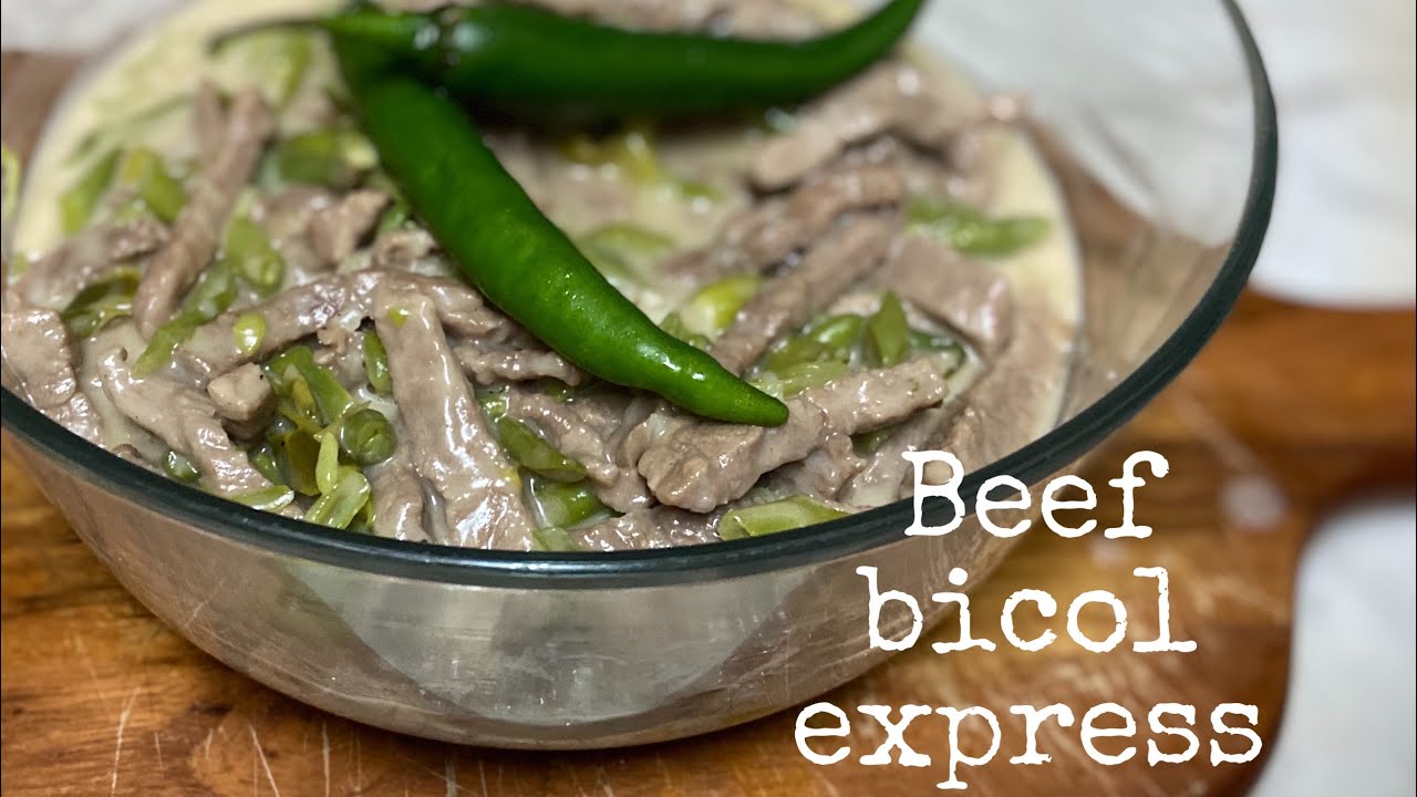 Beef Bicol Express,After Work - YouTube