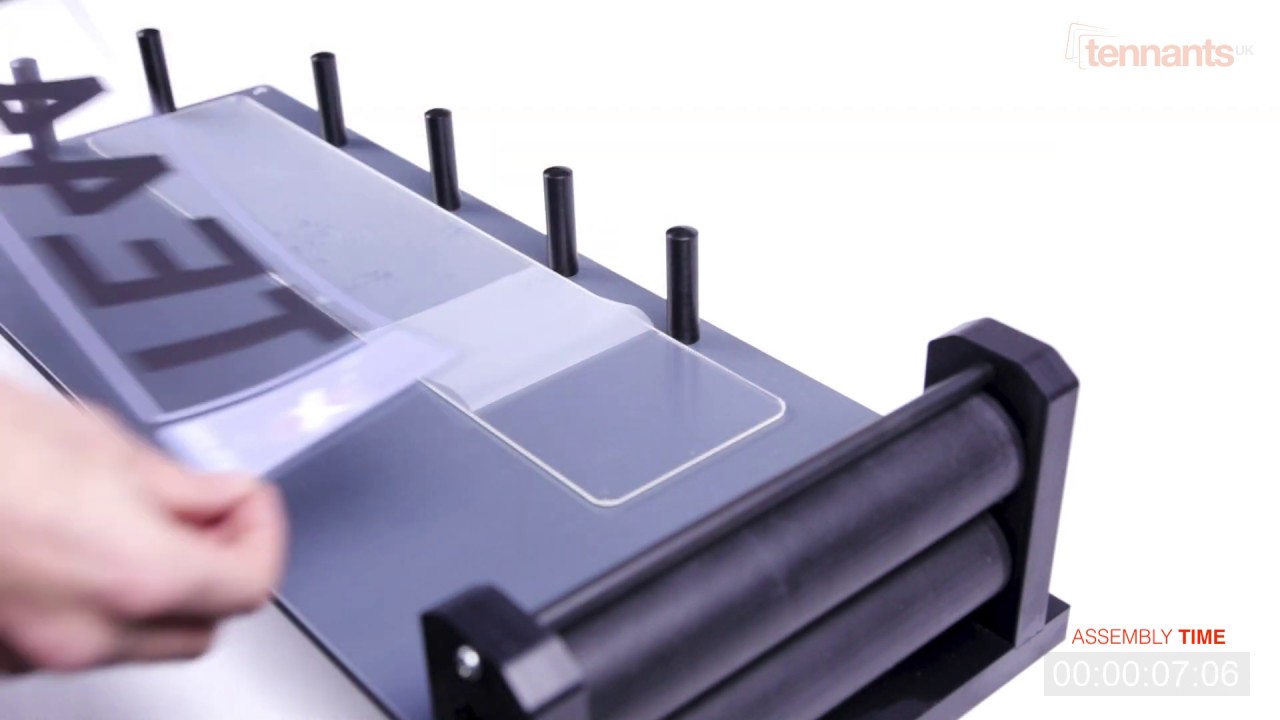 Experienced 3-Part Number Plate Assembly | Tennants UK - YouTube