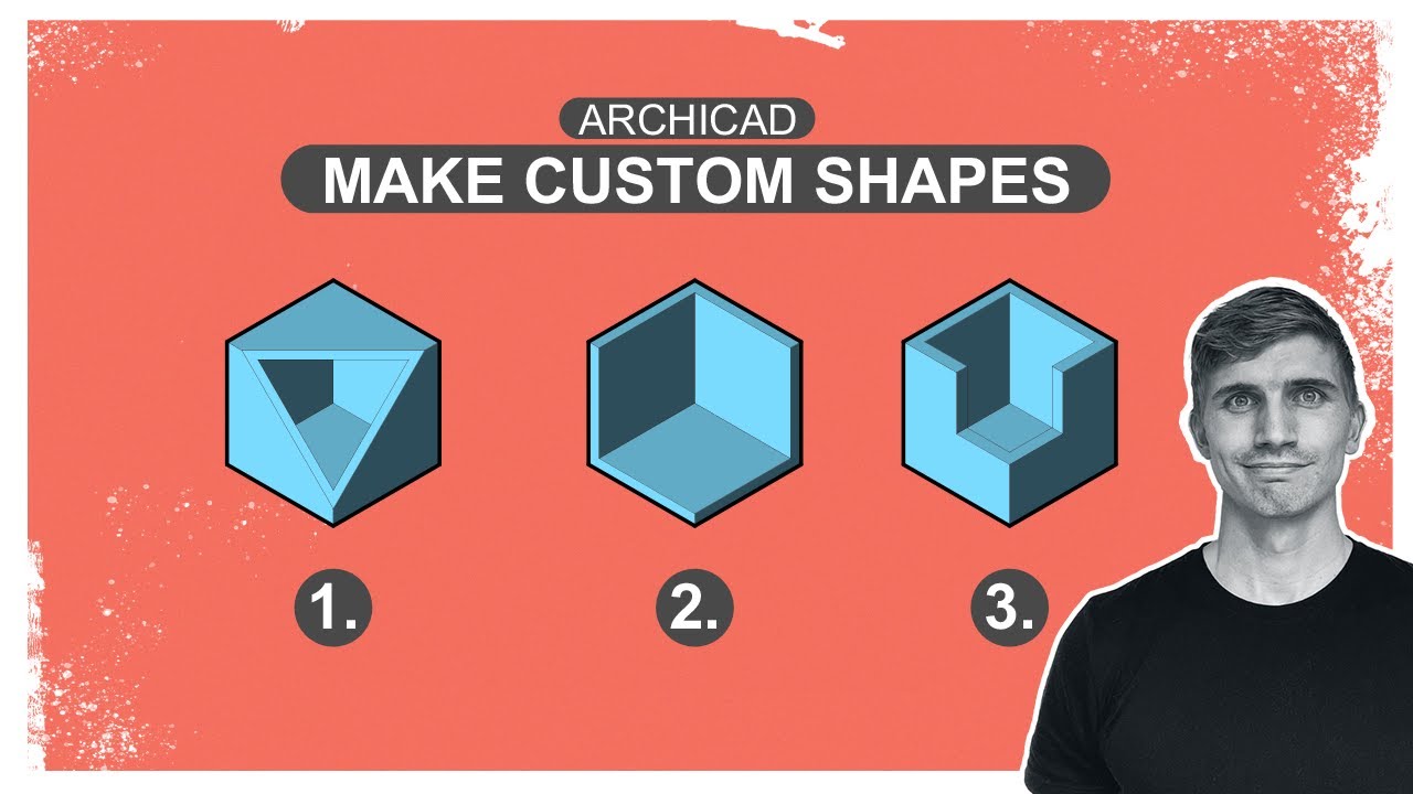 ArchiCAD Tutorial: Make Creative Shapes (Easy!) - Solid Element Operations Tool - YouTube