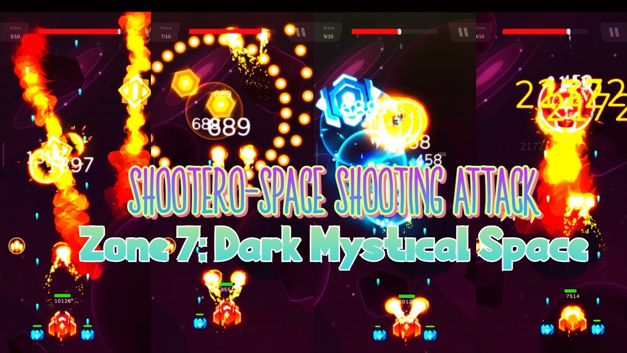 (GamePlay Android)Shootero-Space Shooting Attack: Zone 7: Dark Mystical Space - YouTube