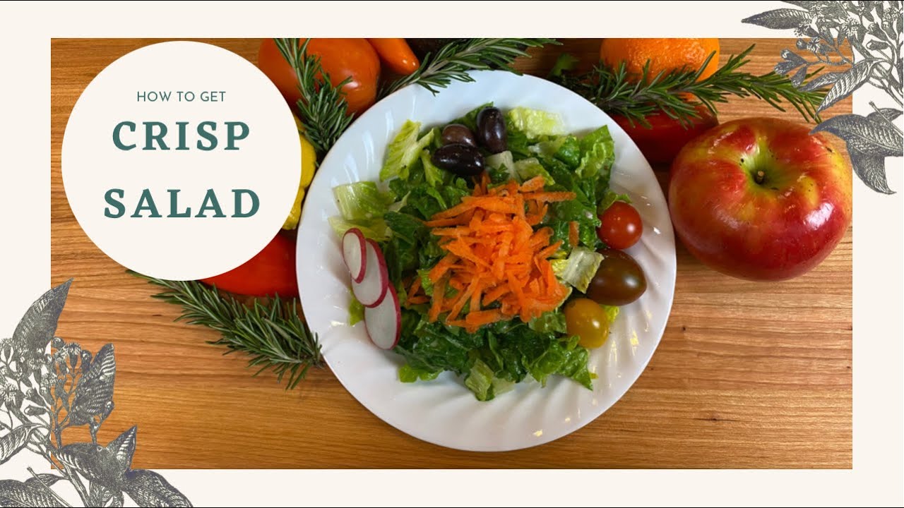 Crisp Side Salad - YouTube