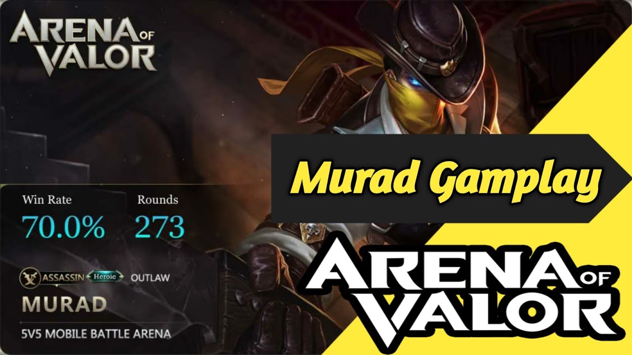 Murad Gameplay |Against conquerors | Arena of valor | Indian server ...