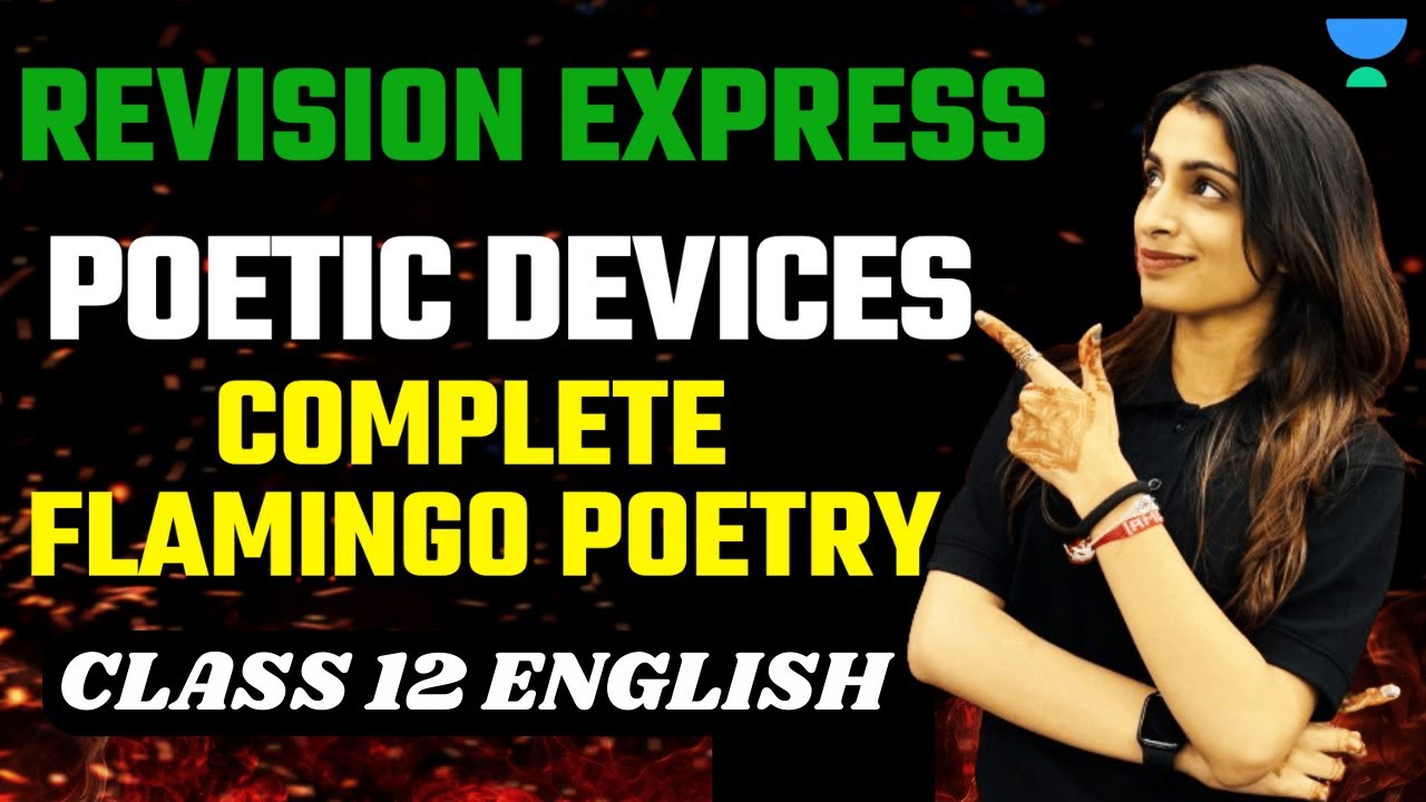 🔴 Poetic Devices 🔥 | Complete Flamingo Poetry 🔥😨| Revision Express ...
