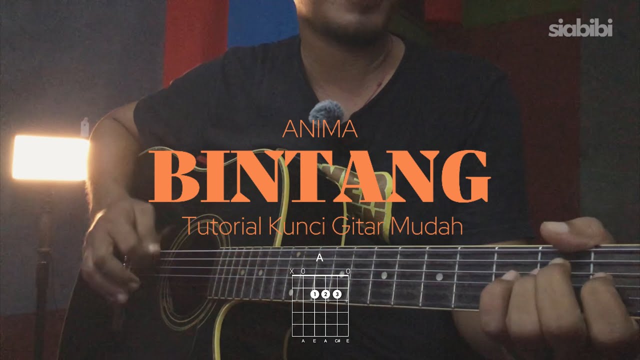 Chord Mudah Anima Bintang Tutorial Kunci Gitar Mudah Dan Lirik Lagu Chords Chordify