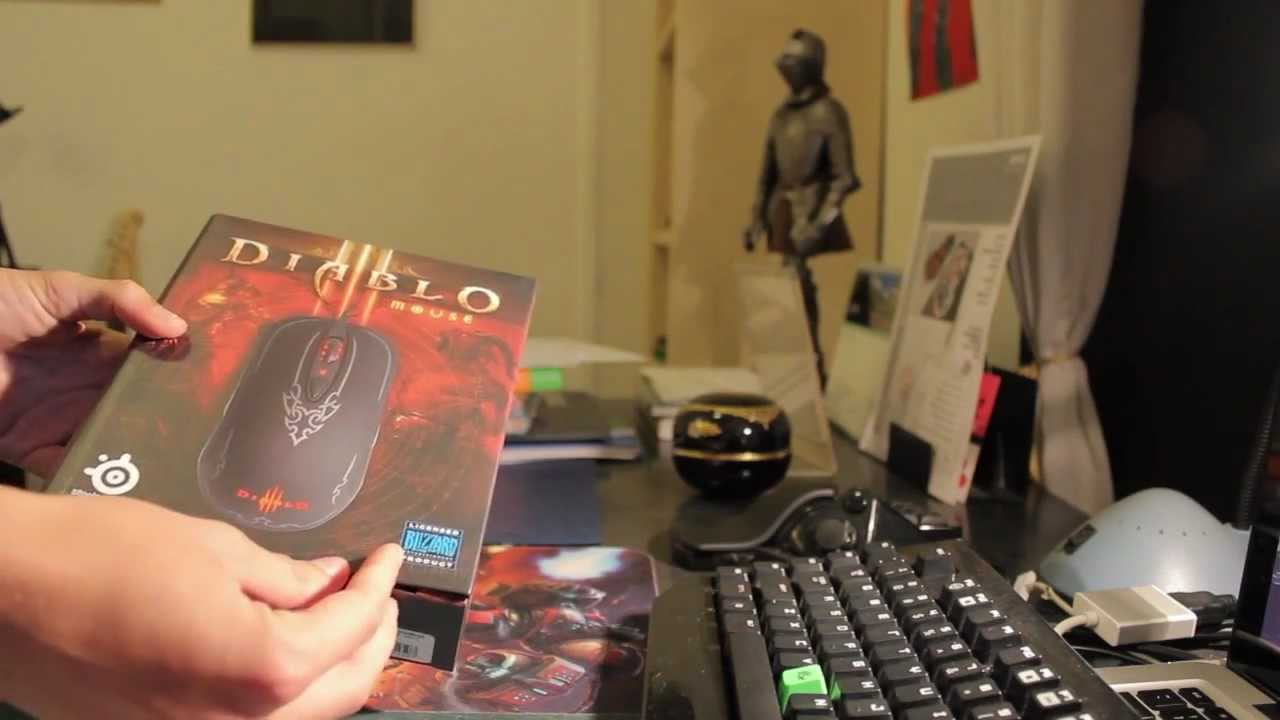 Diablo III : mouse unboxing & driver - YouTube