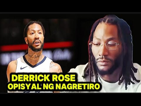 OPISYAL ng Nagretiro Sa NBA Ang Youngest MVP Na Si Derrick Rose - YouTube