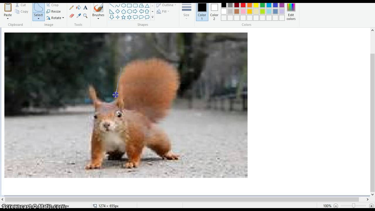 How to edit pictures on Paint! - YouTube