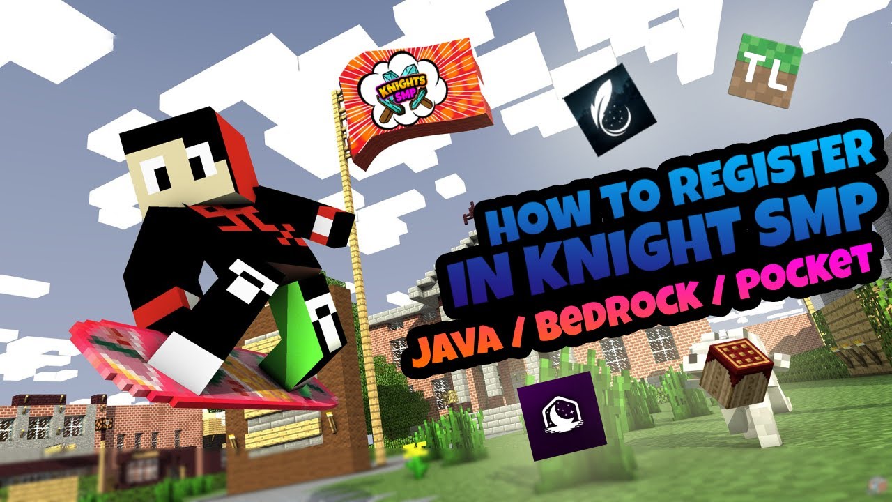 How to register in Knights SMP for Java and Bedrock Full Detailed Explanation - YouTube