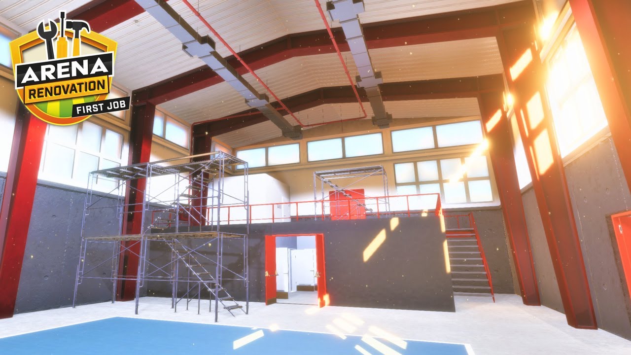 Arena Renovation EP1 | Full Game Unlocked | Small Tennis Hall EP1 - YouTube