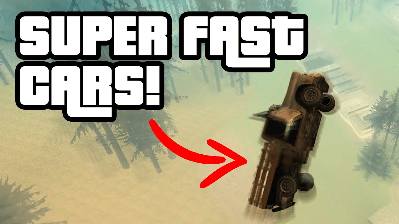GTA:SA - Super Fast Cars Mod - YouTube
