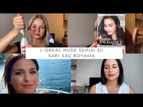 EVDE SAÇ BOYAMA | Sarıdan Kahveye Dönüş ☕️ | L’Oreal Nude 3U