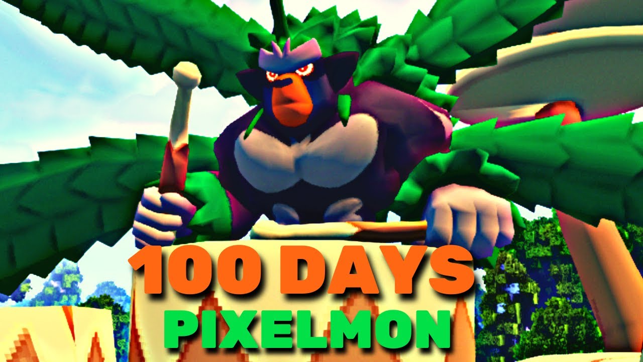 100 Days in Minecraft Pixelmon: An Incredible Journey - YouTube