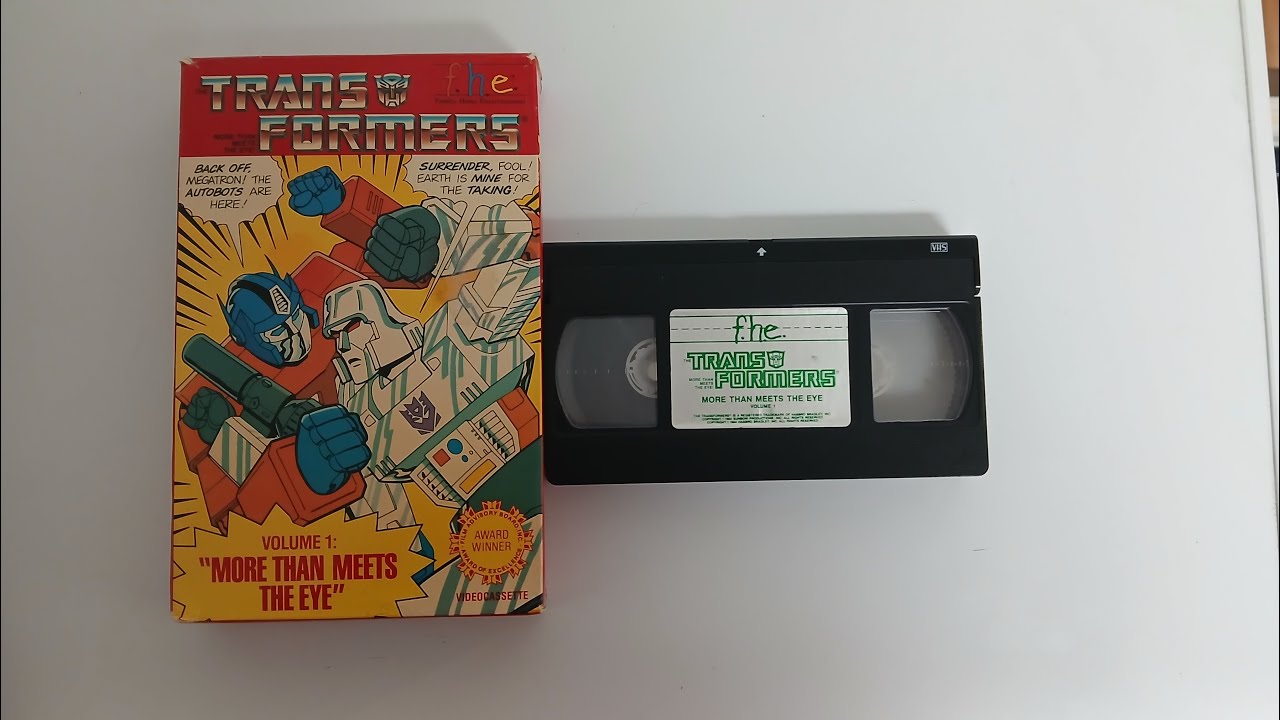 Opening and Closing to Transformers Vol. 1 VHS More Than Meets The Eye ...