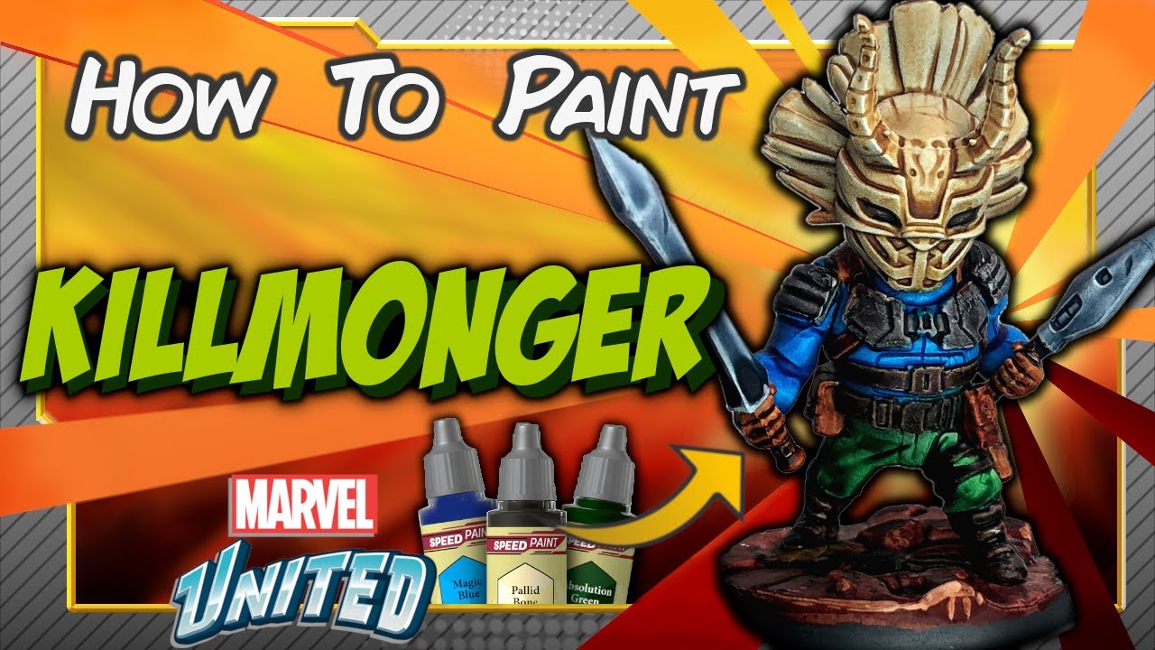 Painting Killmonger with SPEEDPAINT - Marvel United - YouTube