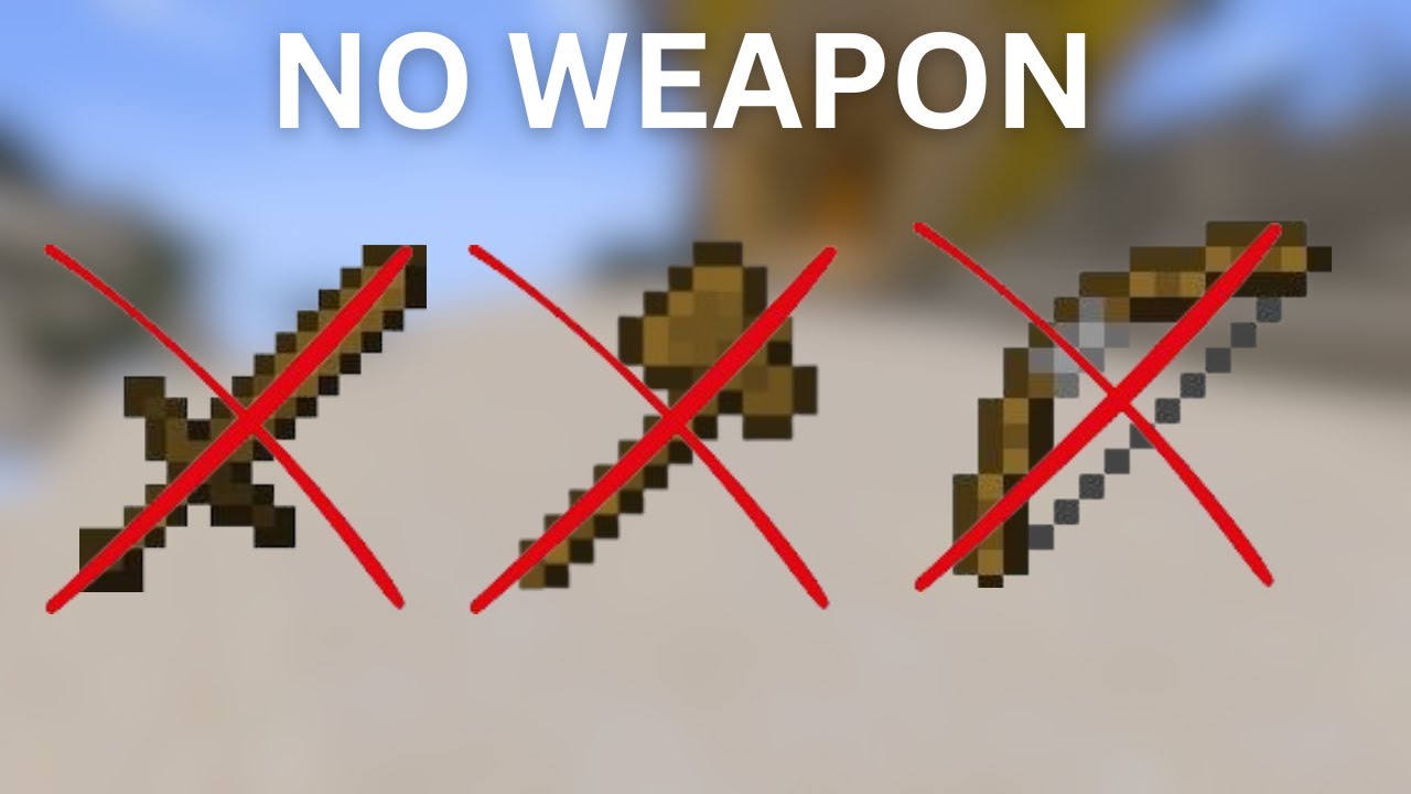 Surviving the NO WEAPON Challenge in Minecraft Bedwars! - YouTube