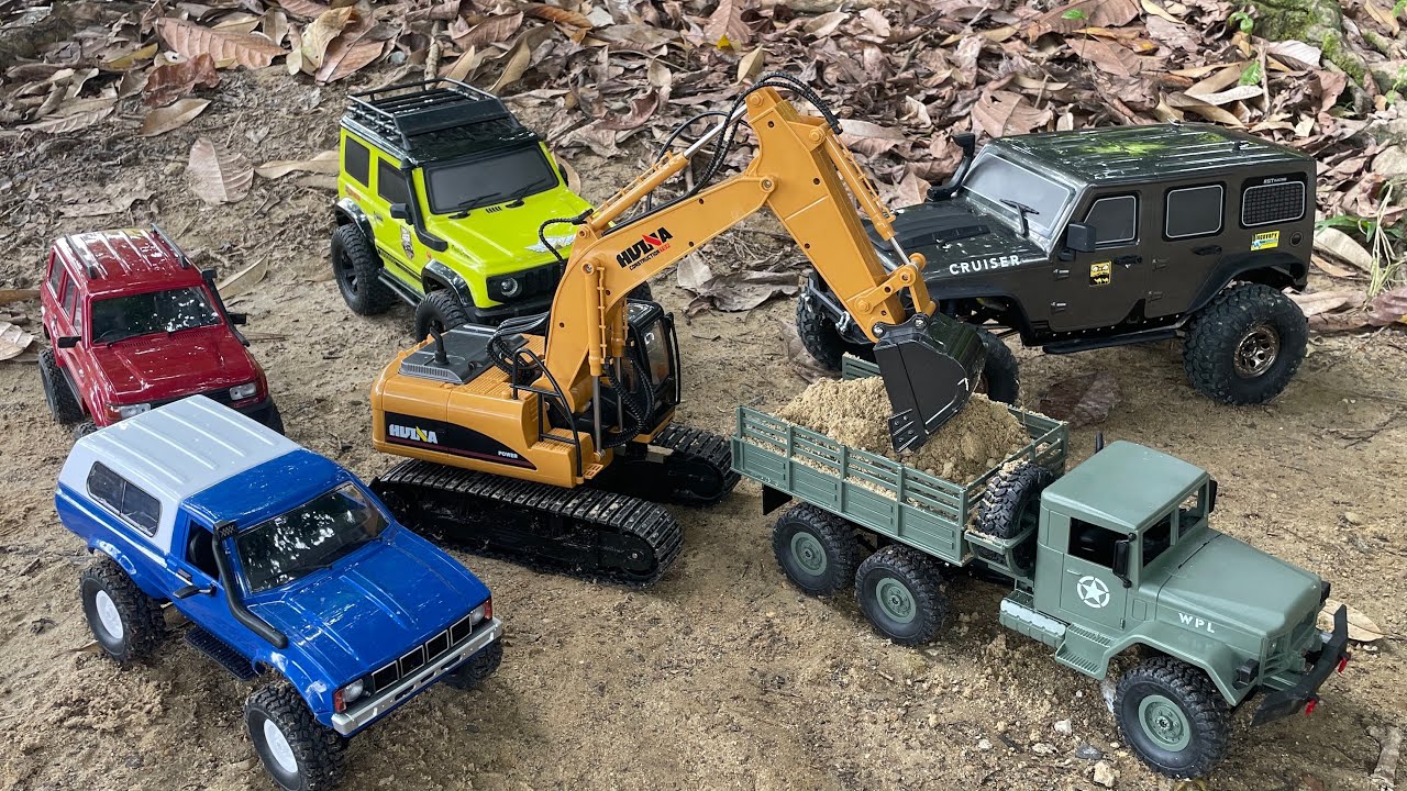 Mobil Remot RC Excavator Baru, Jeep Rubicon, Suzuki Jimny, WPL Offroad ...