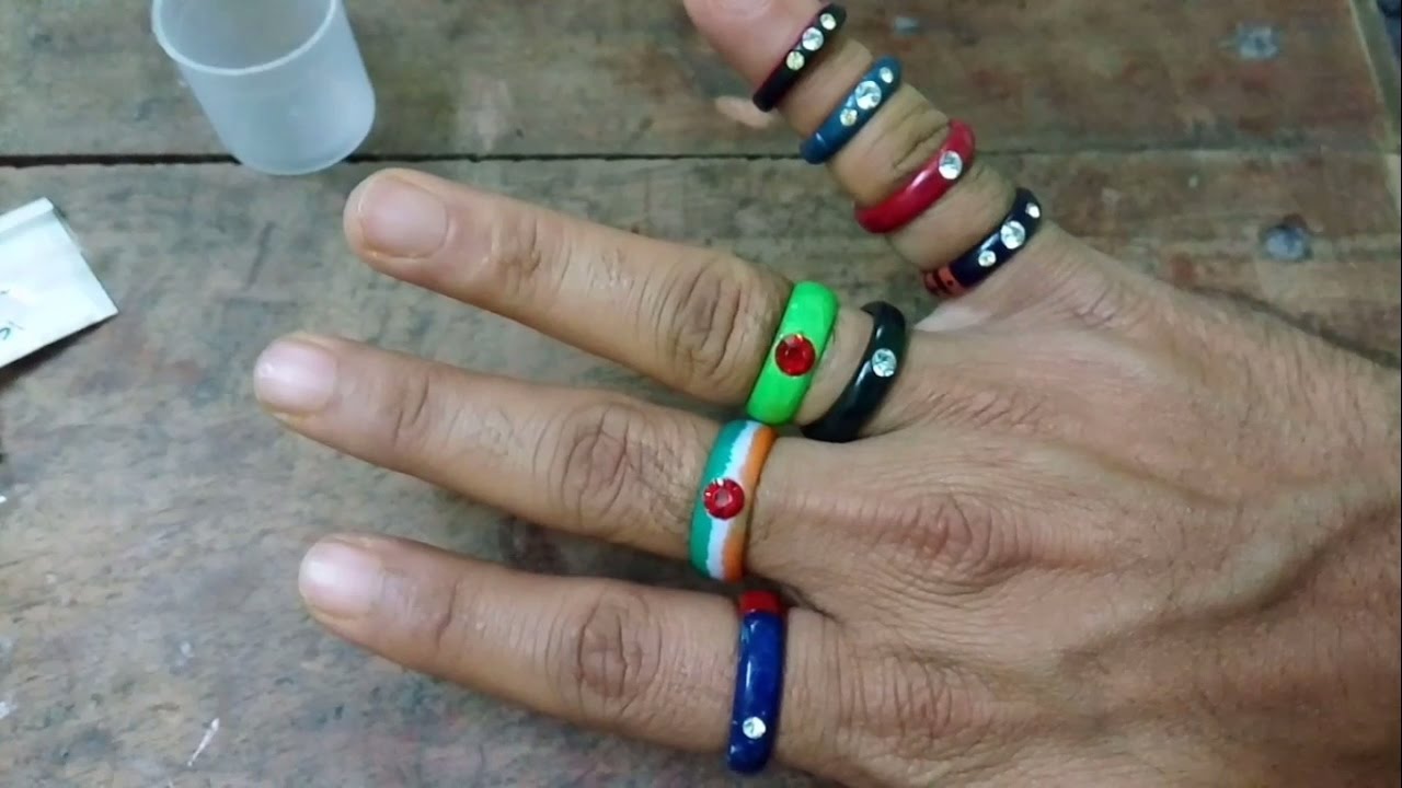 Amazing Handmade Paper Rings Made by Sakhi Gopal Panda - YouTube