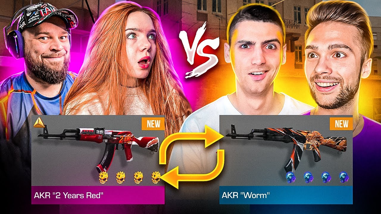 РИК и РИТТЕР vs. МАФИОЗНИК и КАЗАШКА , НО МЫ МЕНЯЕМСЯ СКИНАМИ В STANDOFF 2 - YouTube