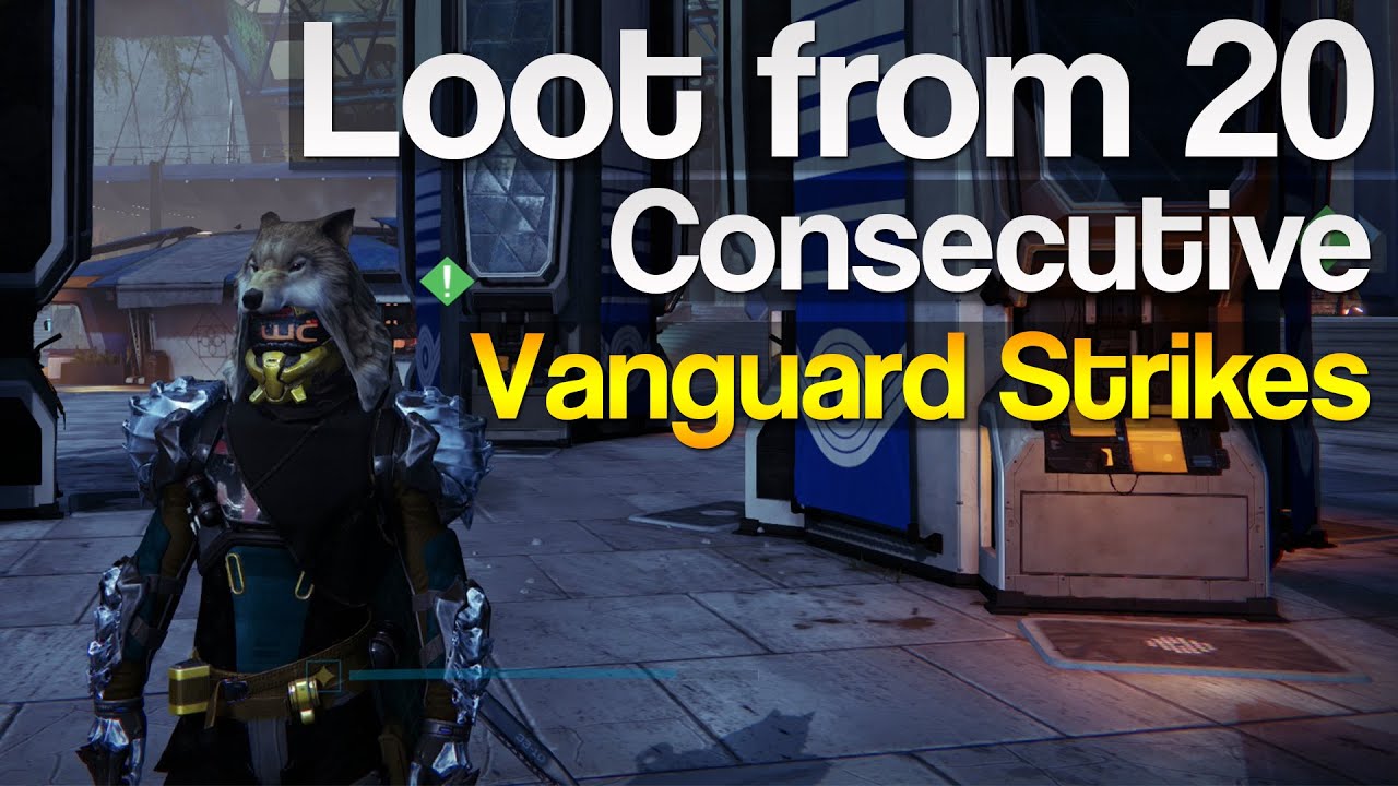 Loot from 20 consecutive Vanguard Strikes - Shaders and Emblems! - YouTube