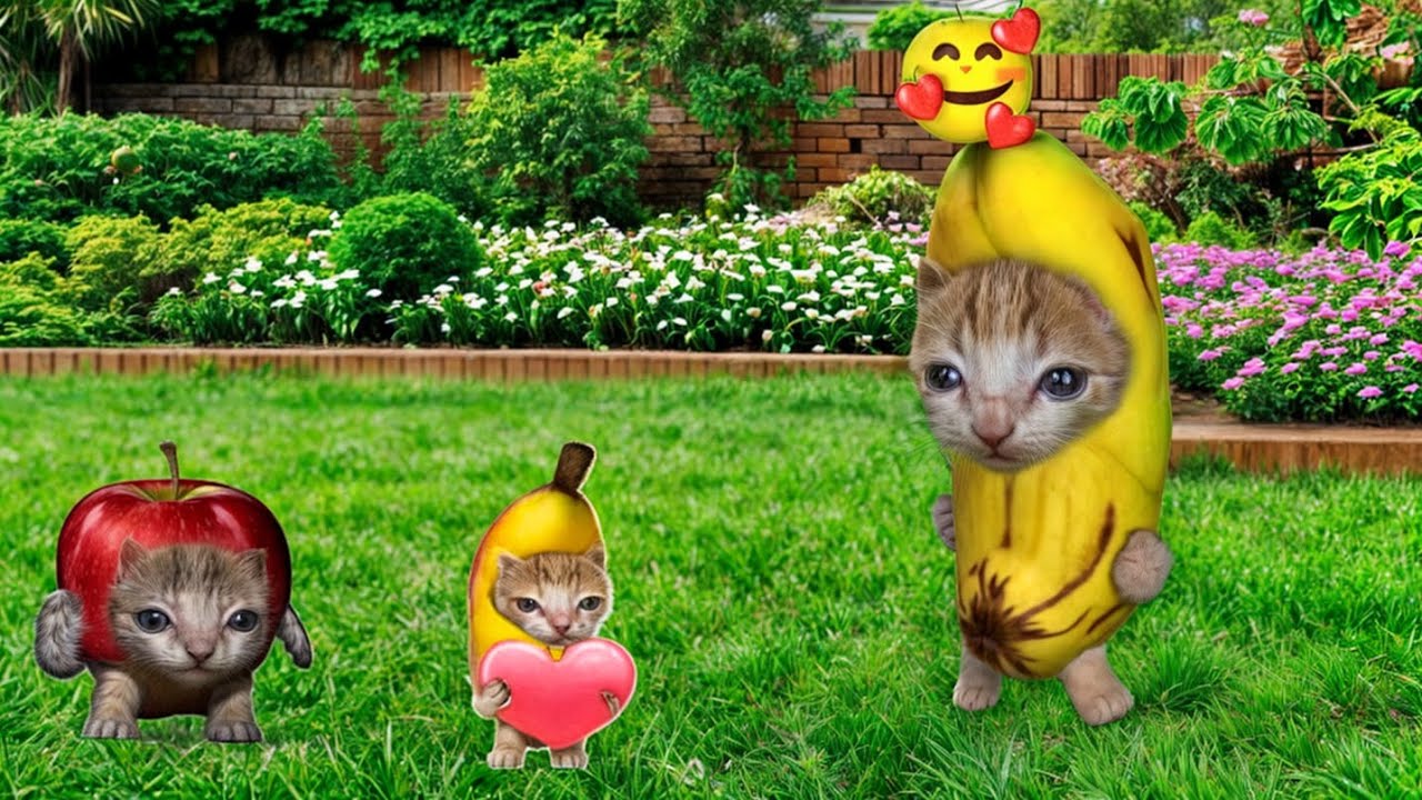 Baby Banana Cat Compilation 😺 ️ 2 Minutes #34 - YouTube