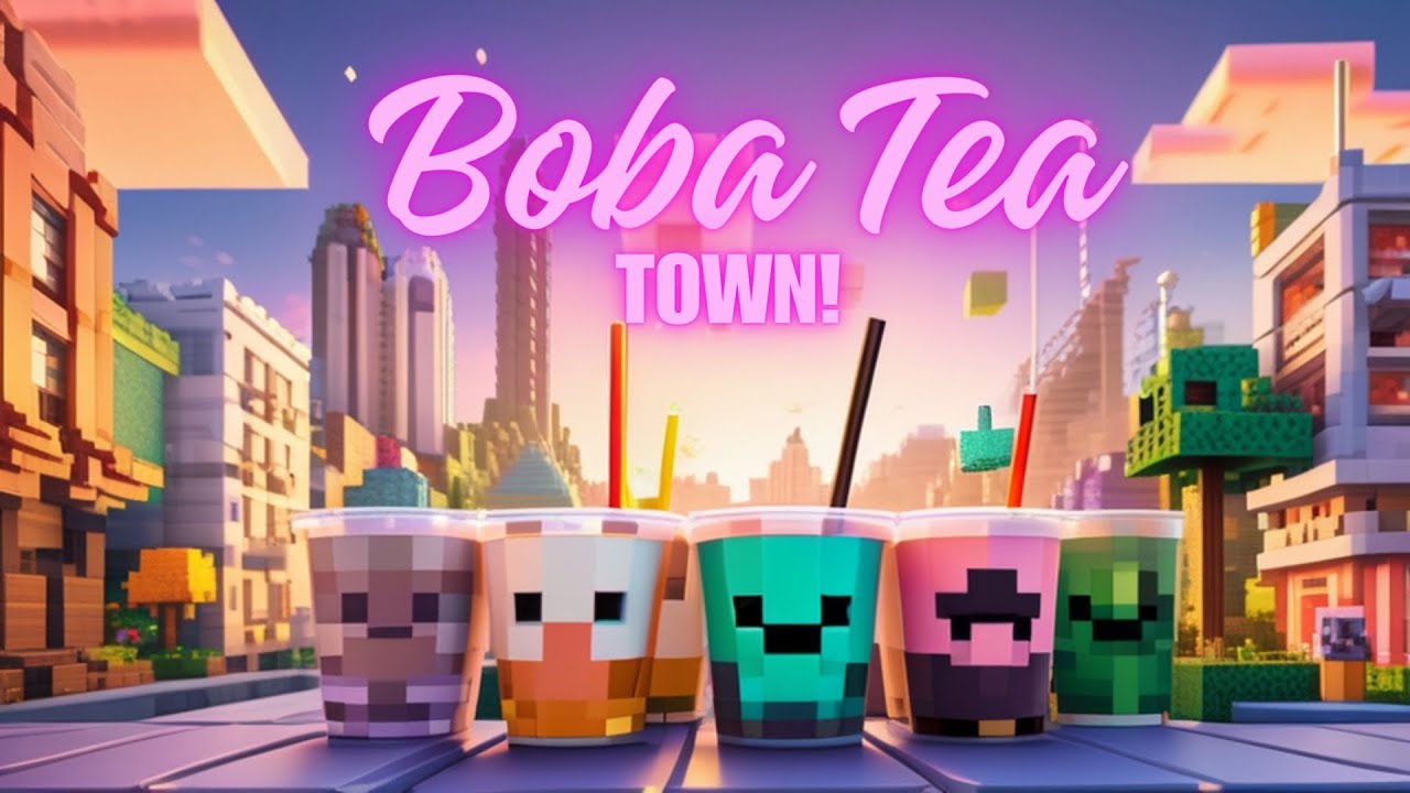 The ULTIMATE Boba Tea Town Map in Minecraft! - YouTube