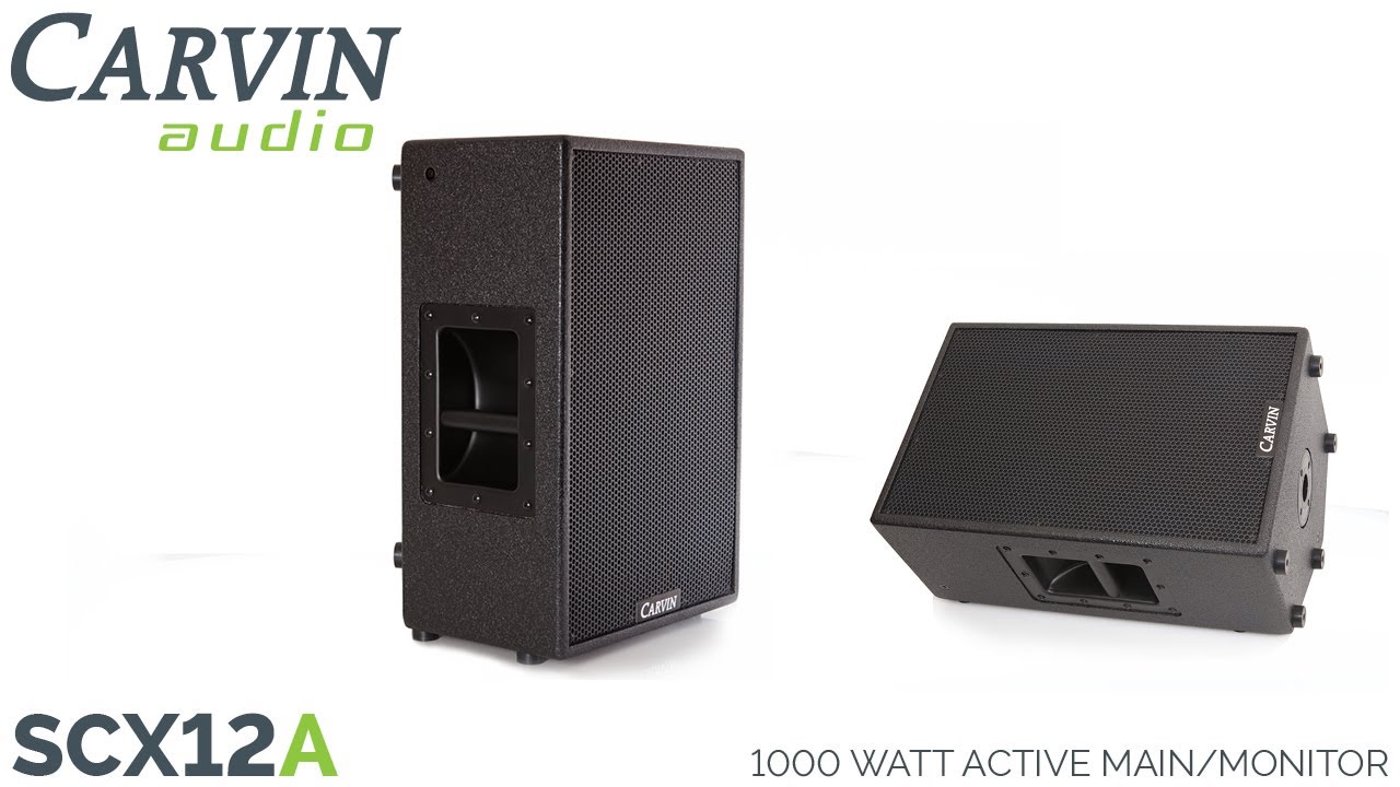 Carvin SCx12A Active Main/Monitor Loudspeaker - YouTube