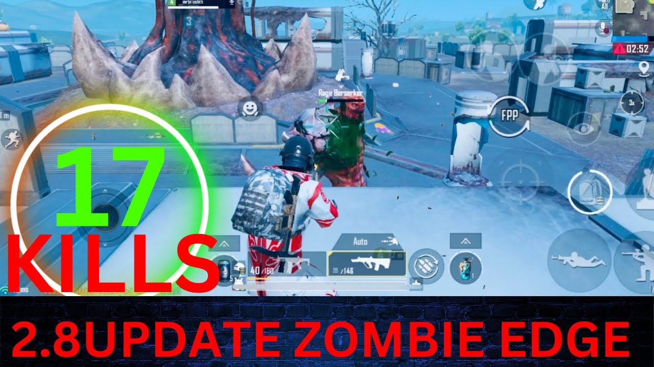 WOW 17 Kills🤩BEST LANDING IN BGMI||ZOMBIE EDGE||BY AMMOZONE GAMING |NEW ...