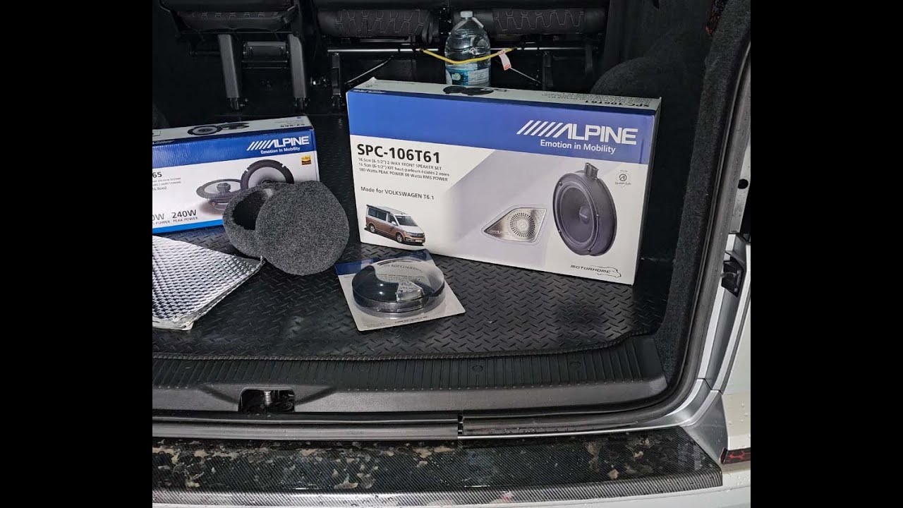 VW T6.1 Alpine kit Alpine SPC 106T6.1 - YouTube