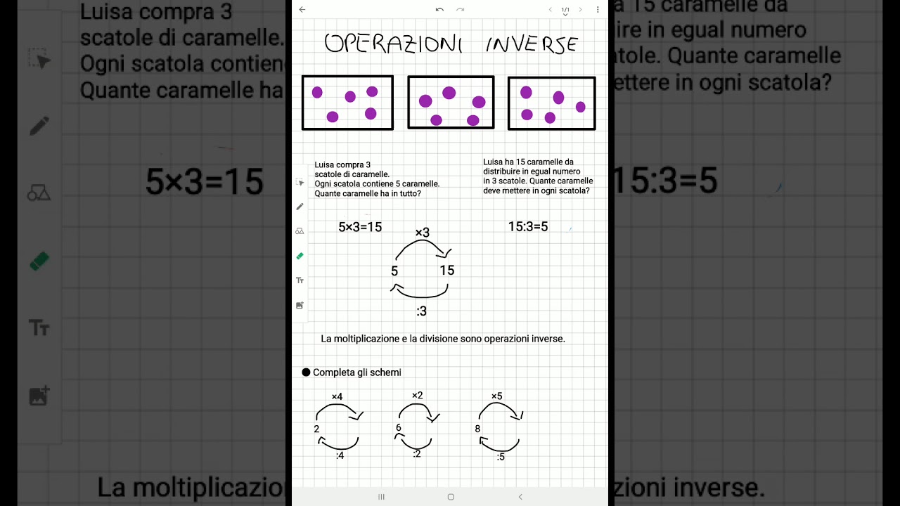 Le operazioni inverse: moltiplicazione e divisione - YouTube