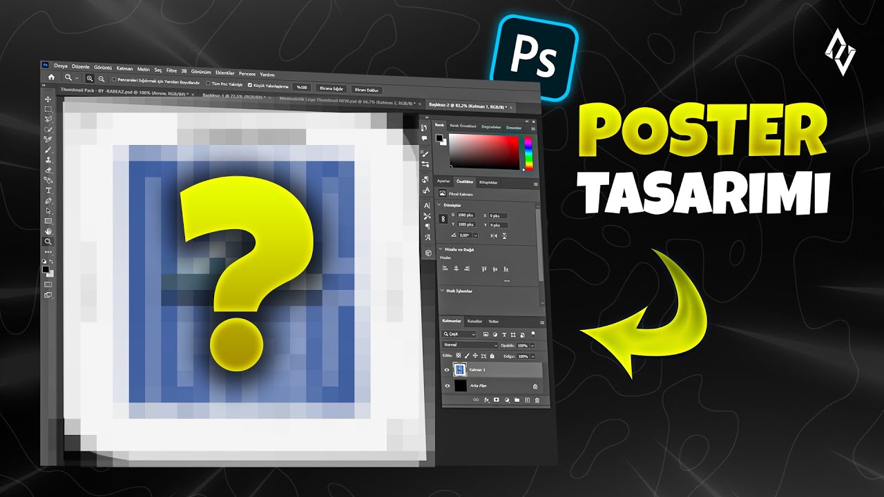 Etkileyici POSTER TASARIMI Nasıl Yapılır ? - YouTube