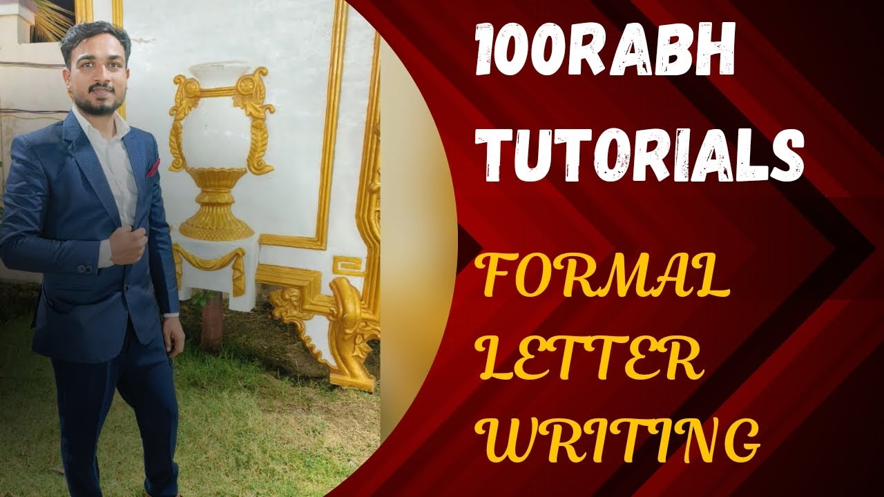 Formal letter writing | how to write formal letter | 11th | writing ...