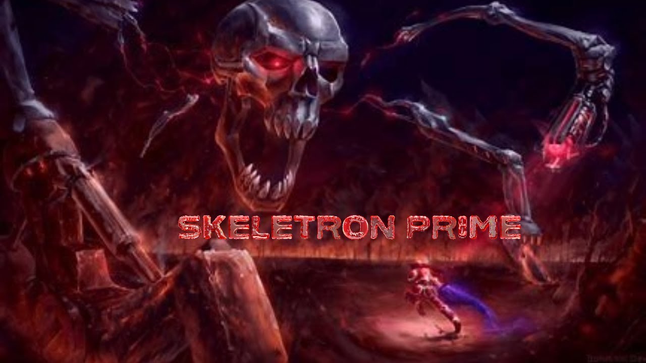 Terraria - Skeletron Prime Boss Fight - YouTube