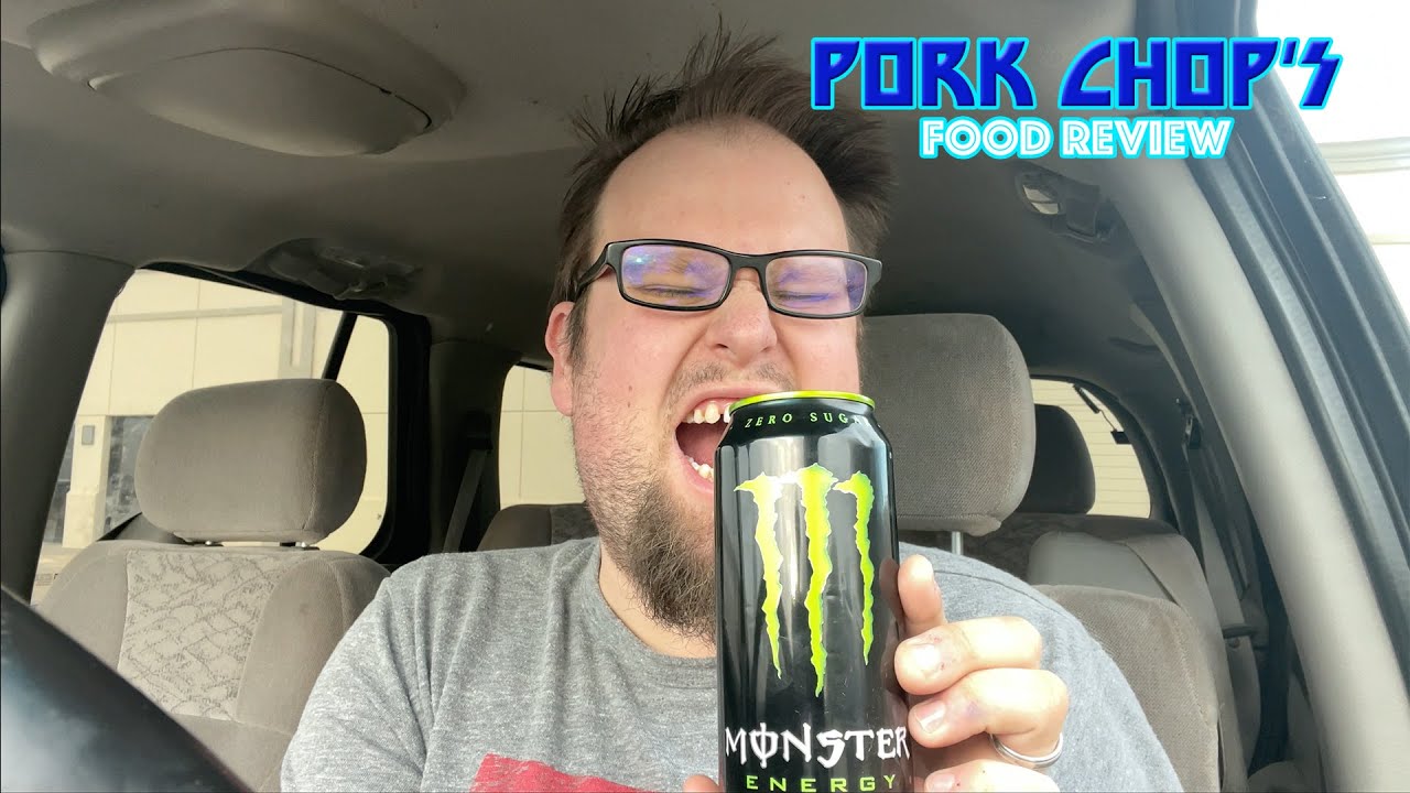 Pork Chop's Food Review: Monster Energy Zero Sugar - YouTube