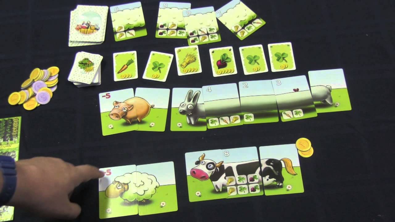 My Happy Farm Review - with Tom Vasel - YouTube