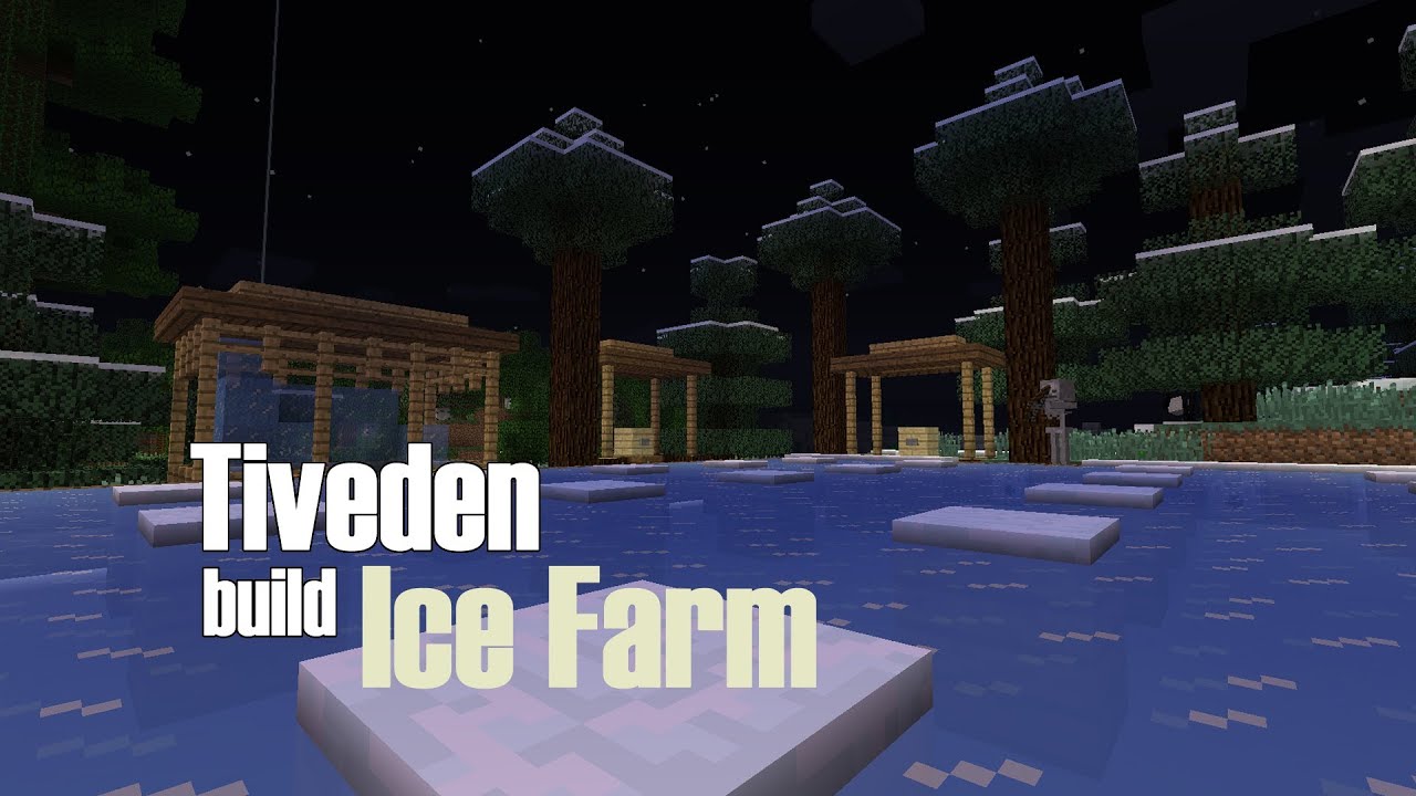 Minecraft Ice Farm | Tiveden - YouTube