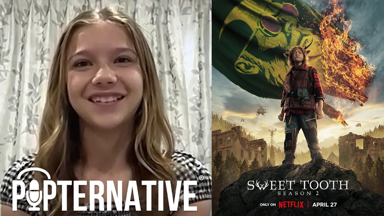 Amie Donald talks about playing Maya Monkey in Sweet Tooth on Netflix ...