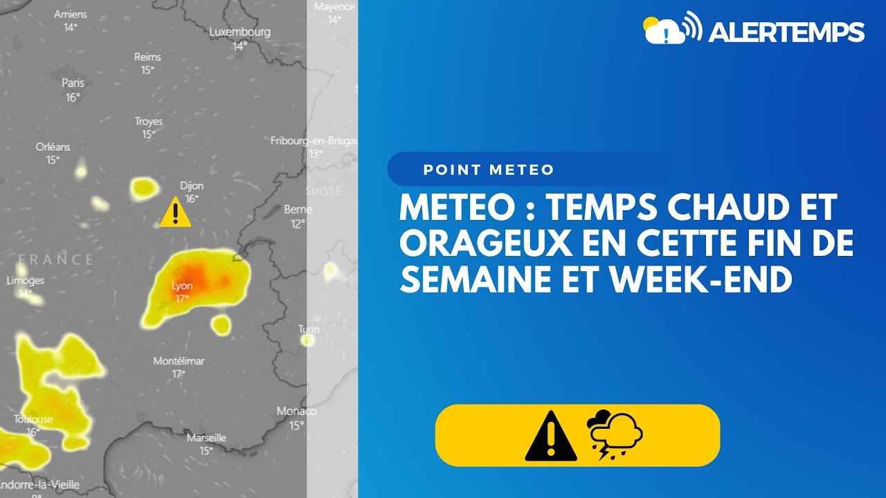 METEO : TEMPS CHAUD ET ORAGEUX EN CETTE FIN DE SEMAINE ET WEEK-END ⚠️⚡ ...