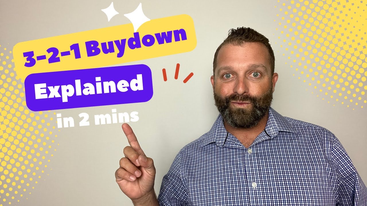 3 2 1 Buydown Loan Program Explained YouTube