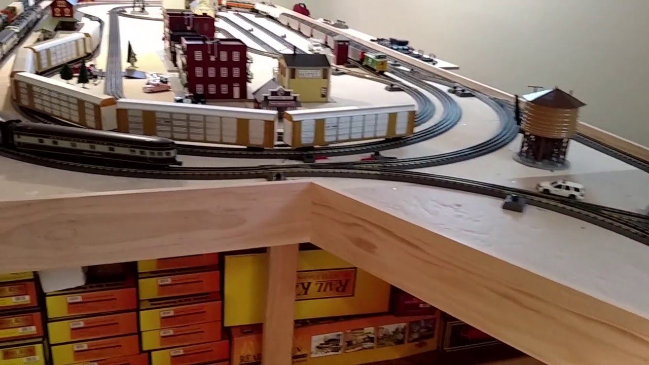 MTH O scale layout part #6 - YouTube