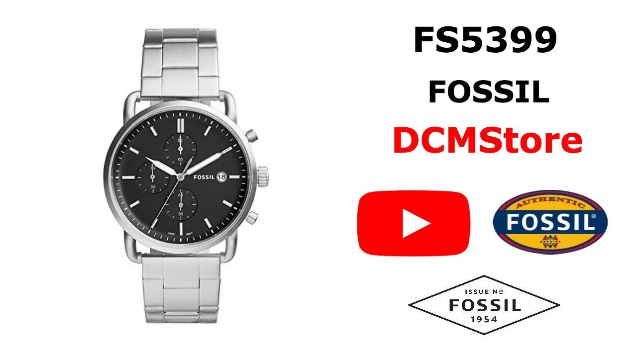 FS5399 Fossil The Commuter Chronograph - YouTube