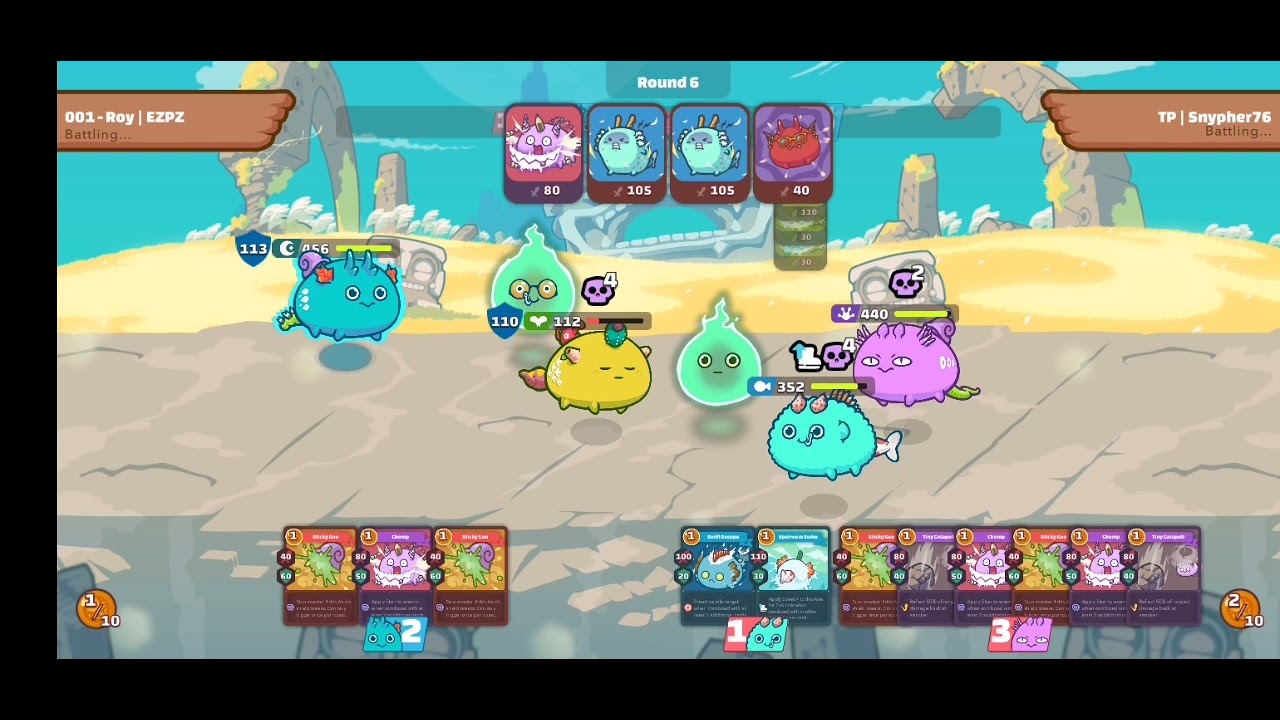 Termi AP plays 01 Axie infinity Game - YouTube