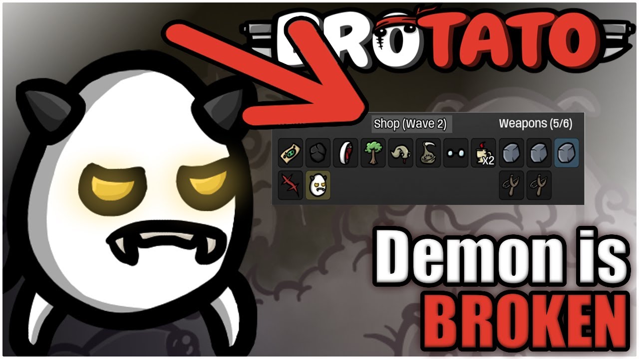 Absolutely BROKEN DEMON Gameplay | Brotato Danger 5 - YouTube