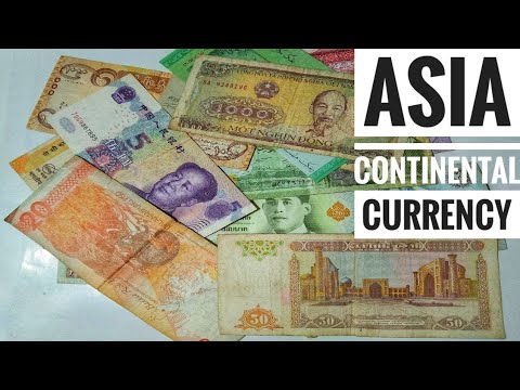 Different Currency from Asia continental countries. Asia Countries ...