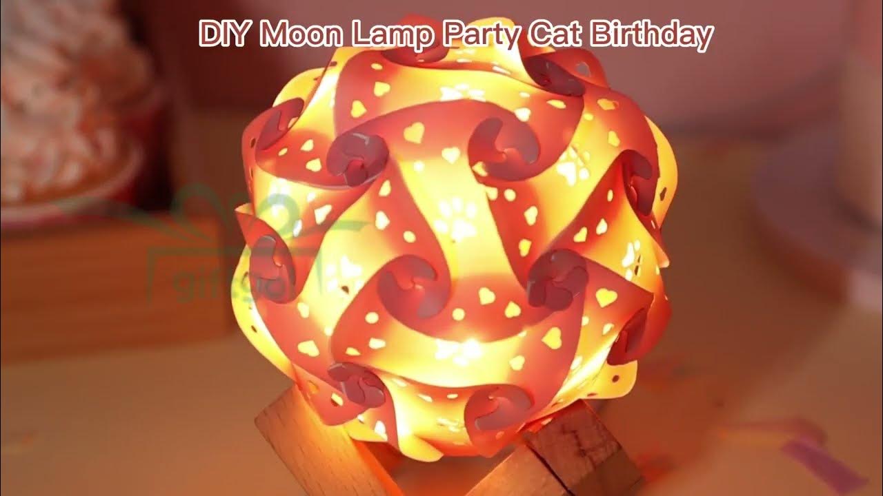 Iq light, Iq lamp, DIY light ball, carving paper night light, puzzle ...