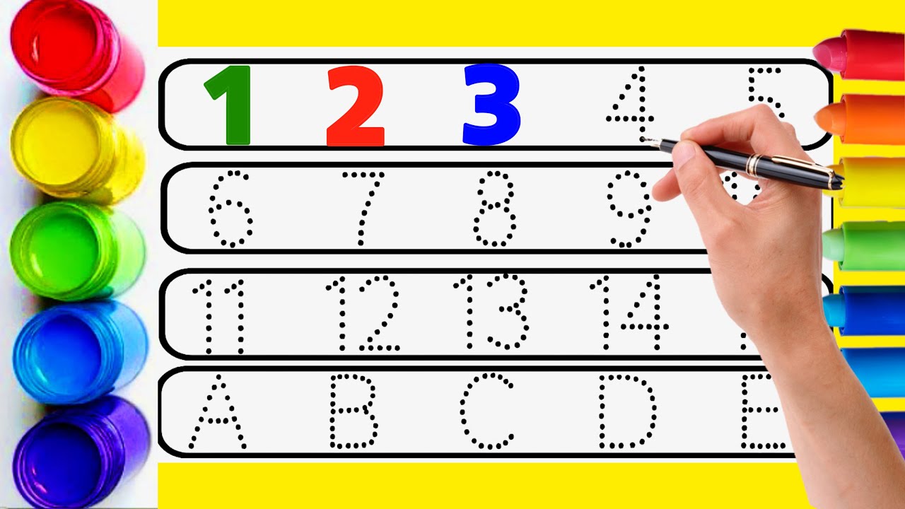 123 learning for kids | 123 Number | 123 Number Names | 1 To 20 Numbers ...