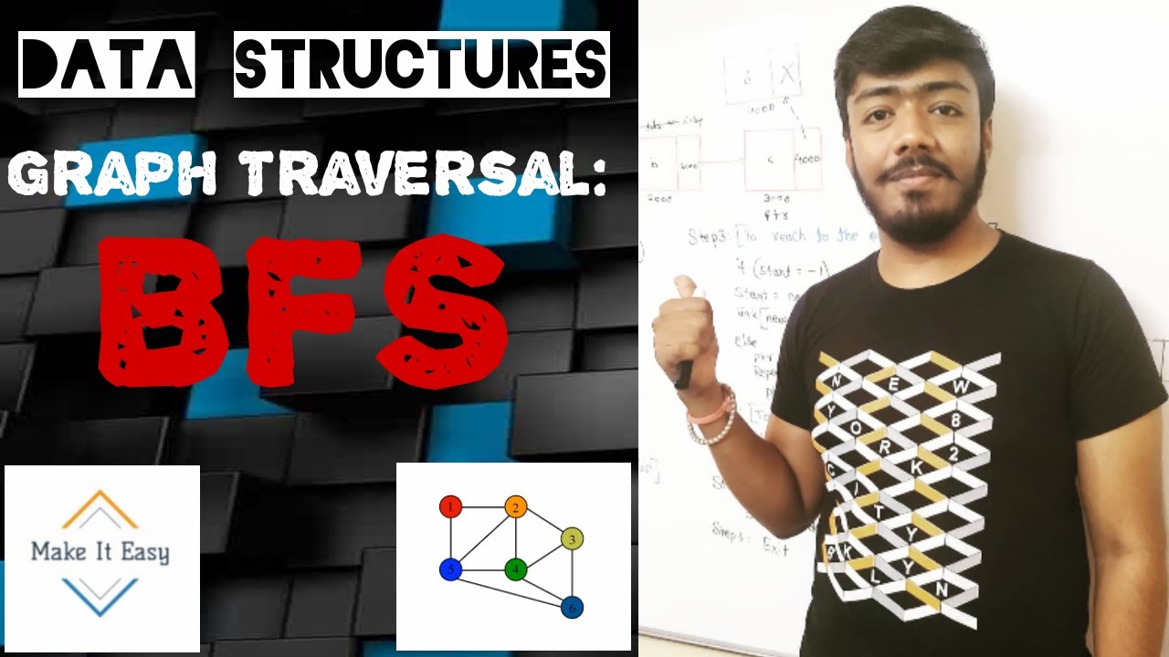 Graph Traversal : BFS(Breadth First Search) - YouTube