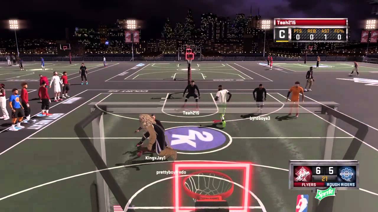 NBA 2k15 PS4 | My Park | Playing against Prettyboyfredo - YouTube