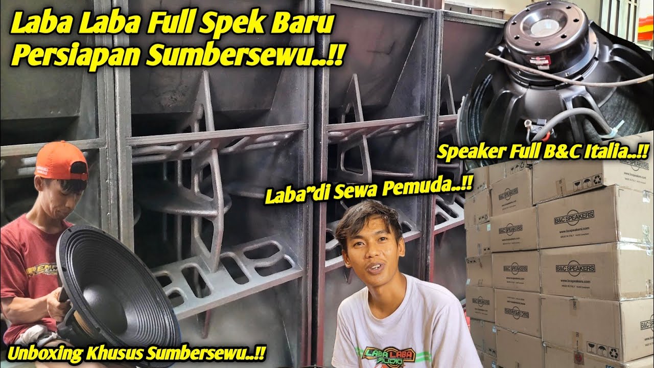 Laba Laba Audio Full Amunisi Baru..!! Box, Speaker,Power Baru Semua ...