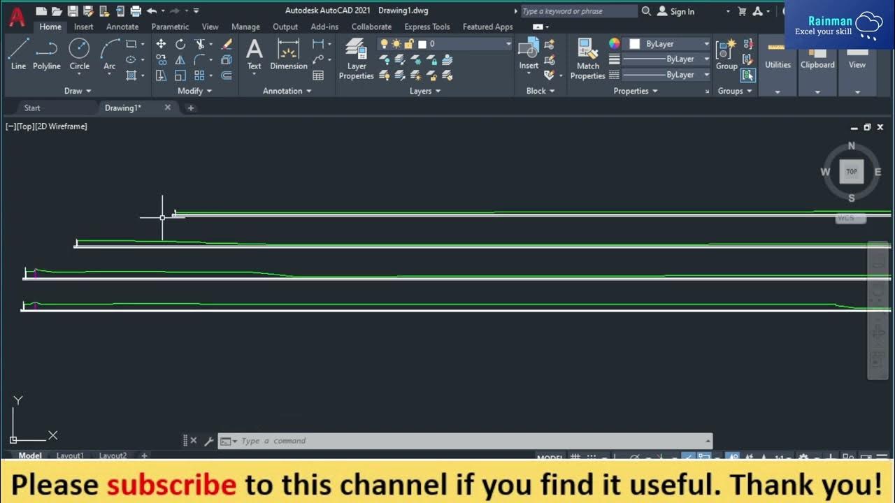 How to draw cross section of a river or canal using SWDTM tool and AutoCAD | Rainman | Dipen ...
